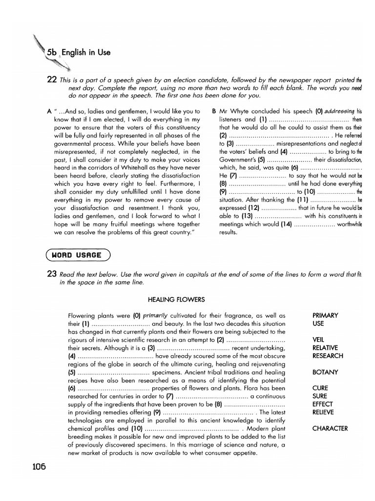 Proficiency Grammar WORD USAGE LAUGH 3 SENTENCES WORD CONVERSION 106 ...