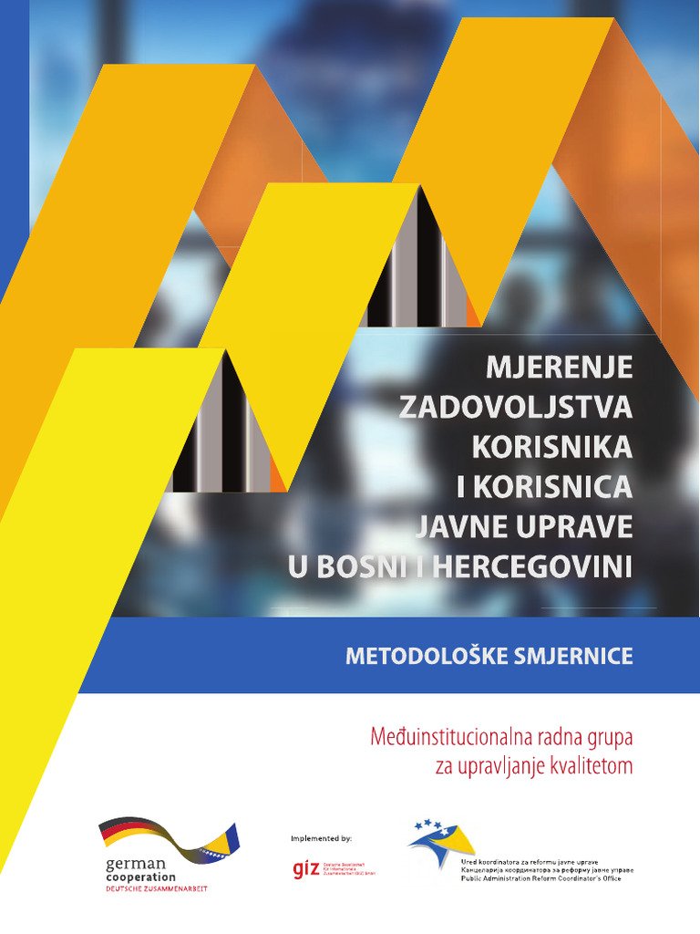 Smjernice Mjerenje Zadovoljstva Korisnika BS | PDF