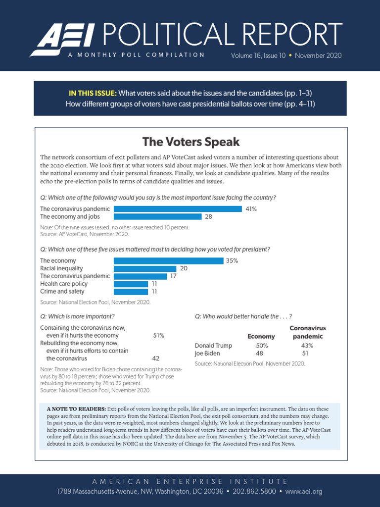 AP VoteCast 2020 | PDF | Opinion Poll | American Government