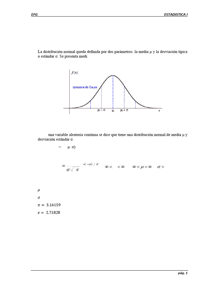 Distribución de Probabilidad Normal | PDF | Distribución normal ...