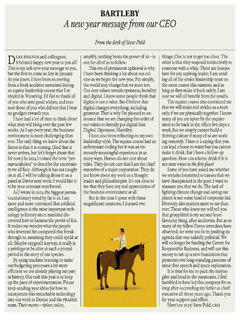 Business - A New Year Message From Our CEO - EC - 18.01.2025 | PDF