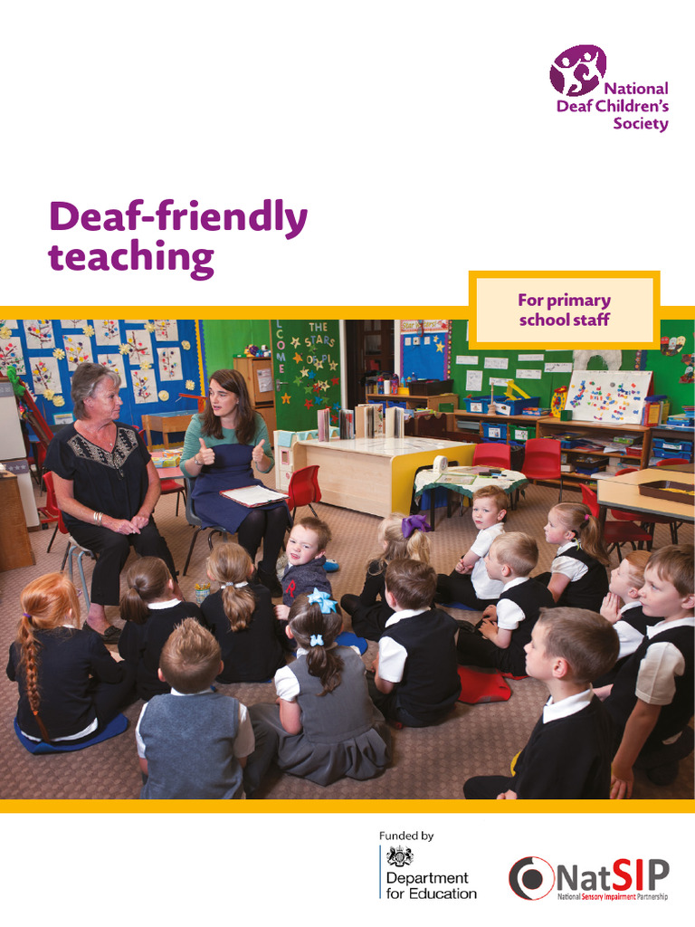 a0010 Info Deaf Friendly Teaching Primary 2020 (1) | PDF | Hearing Loss ...
