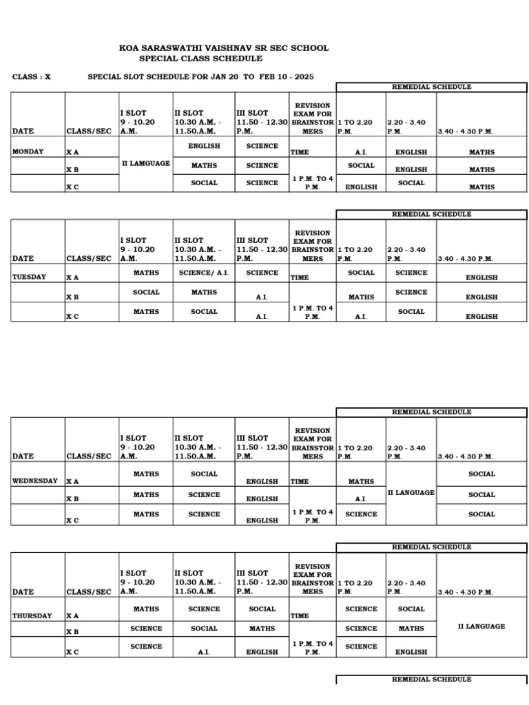 119520250118034710_STD_X_SPECIAL_SLOT_TIMETABLE | PDF