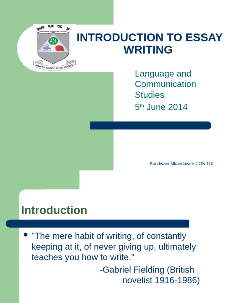 Lecture 5 College Writing SKills Persuasive Essay | PDF | Essays ...