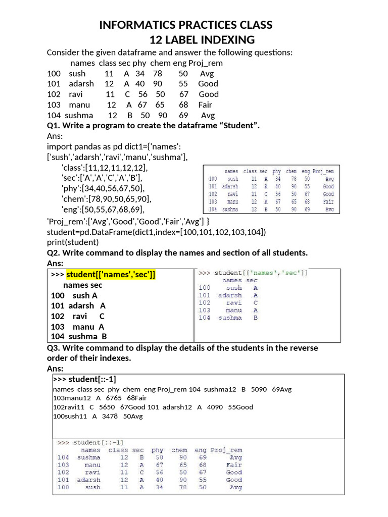 Label+Indexing+Wrsht-1+(with+solutions) | PDF