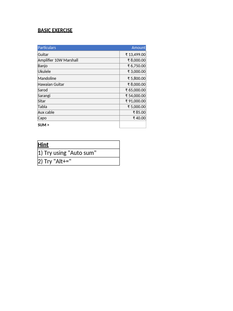 Max, Min, Average, Count, Concetenate, Vlookup | PDF