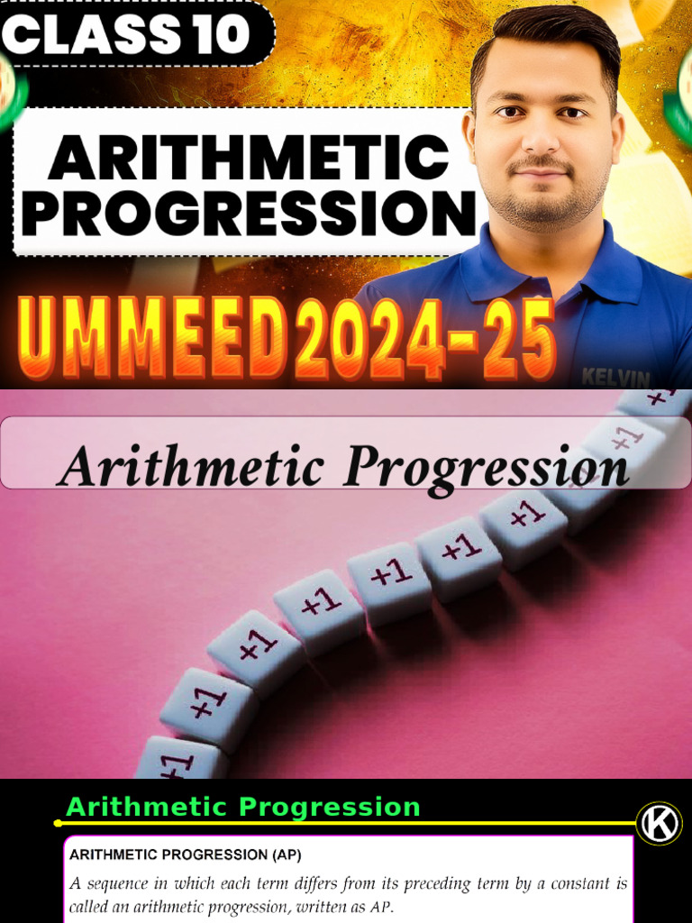 Arithmetic Progression (28.1.2025) | PDF