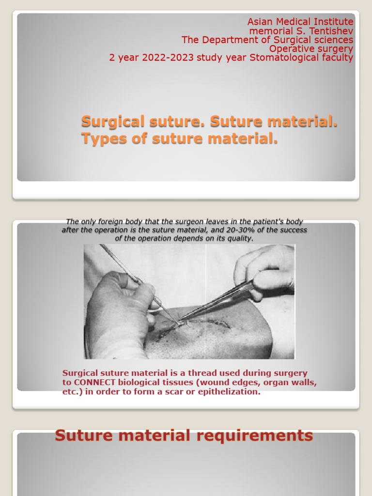 Two-Handed Surgical Knot Techniques | PDF | Surgical Suture | Yarn