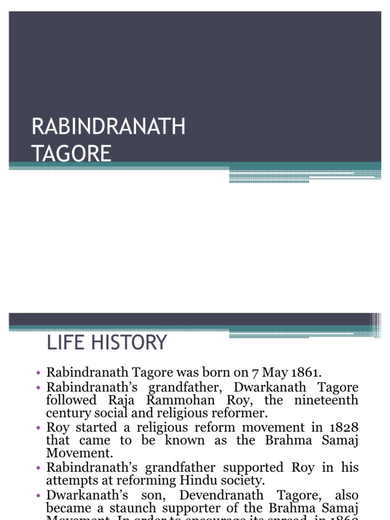 Rabindranath | PDF | Rabindranath Tagore | Free Will