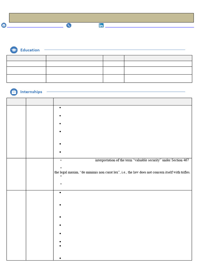 Cv- sample | PDF | Arbitration | Justice