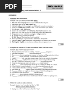 Progress Test Files 1-5 Grammar, Vocabulary, and Pronunciation A | PDF ...