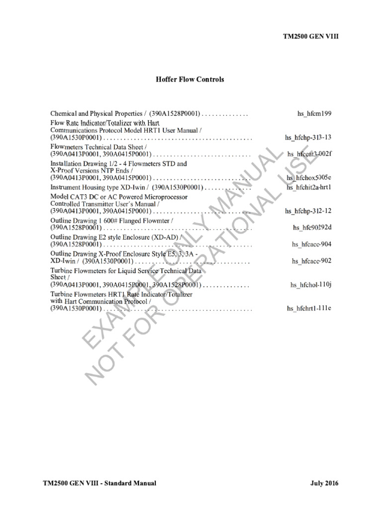 Flow Meters and Totalizers | PDF
