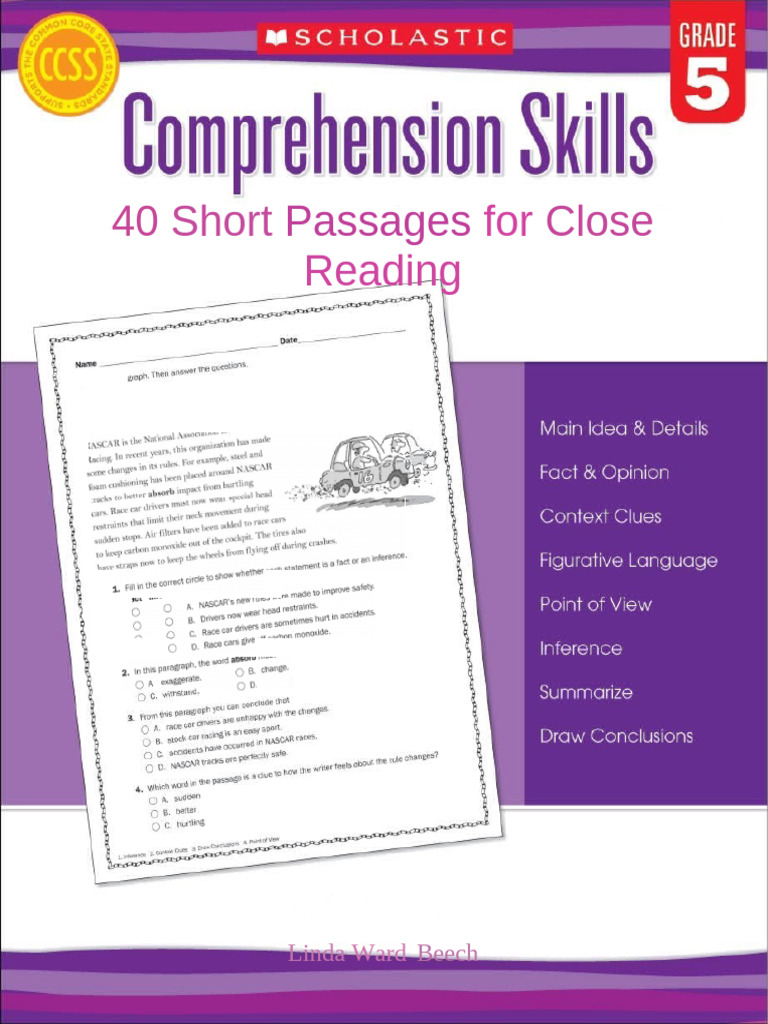 Grade 5 Close Reading Passages | PDF | Reading Comprehension | Inference