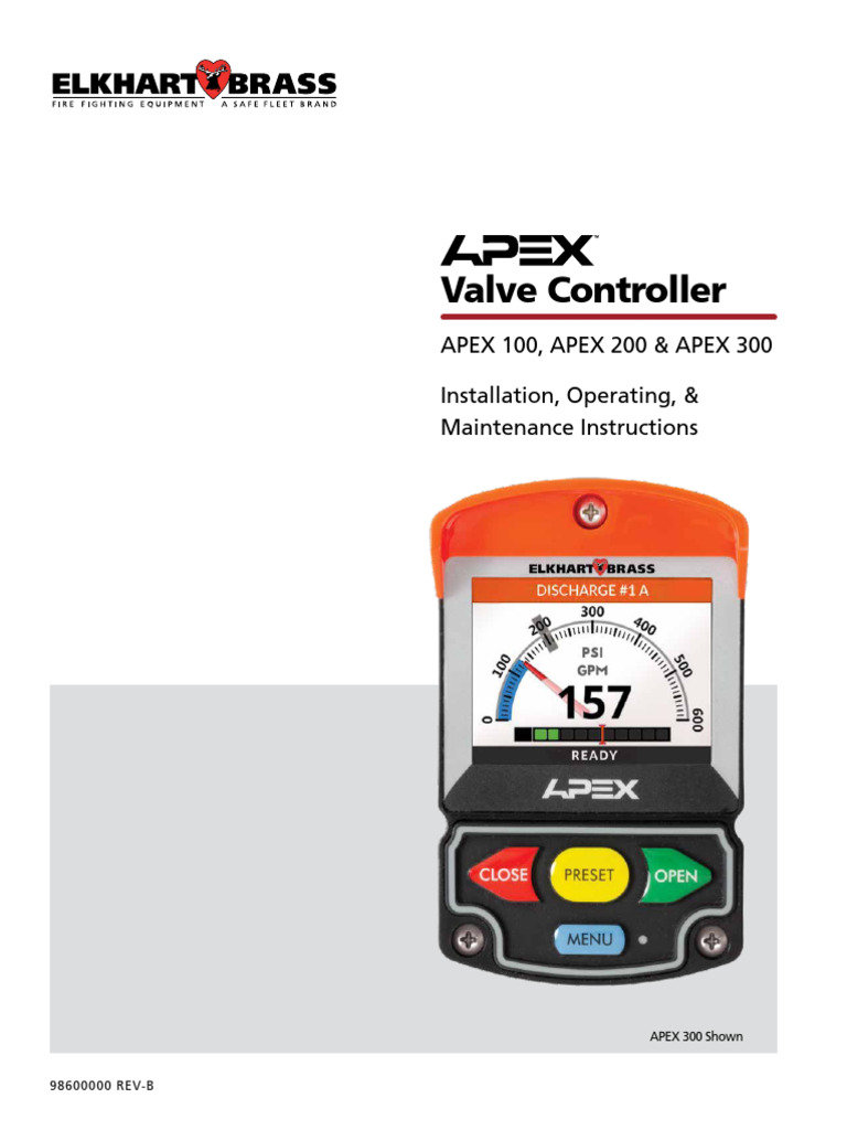 APEX Valve Controller98600000RevA | PDF | Electrical Connector | Valve
