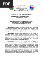 Kalinisan sa Bagong Pilipinas Guidelines | PDF | Governance | Economies