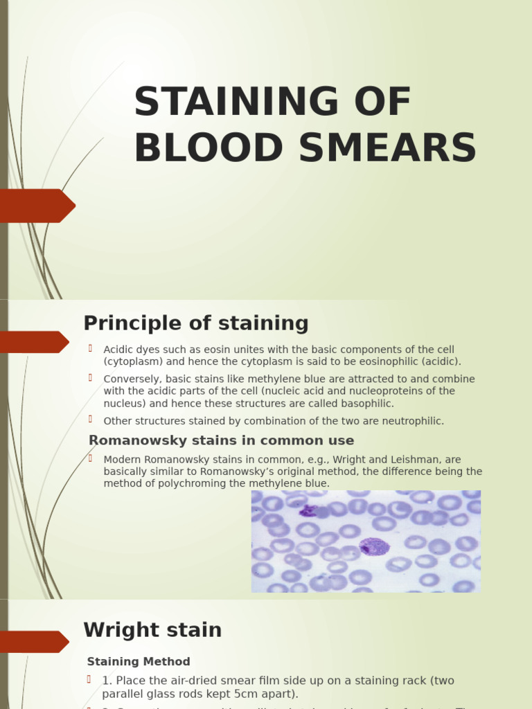 Hematology Practical 3rd Lecture | PDF | Staining | Cytopathology