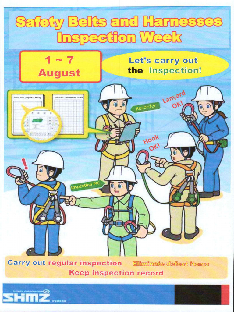 SAFETY BELTS & HARNESS INSPECTION | PDF
