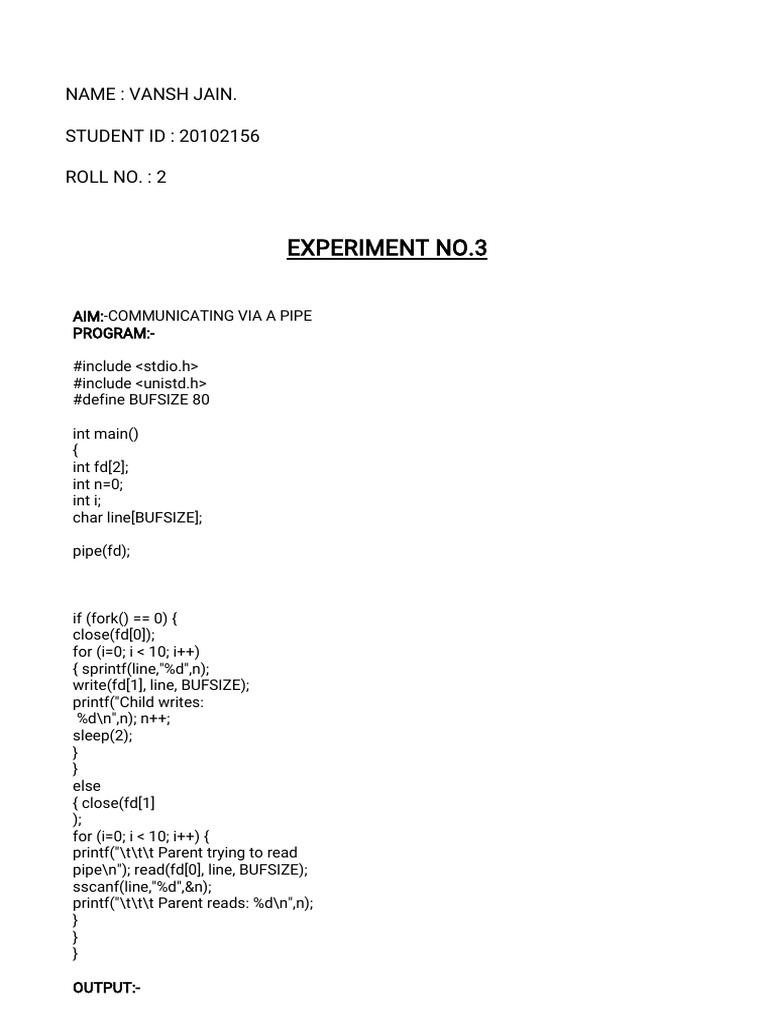 02 20102156 Vanshjain B Os Exp No 3 | PDF