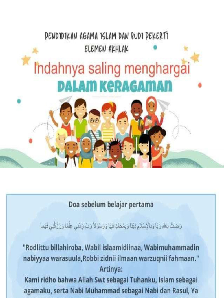 Materi Indahnya Saling Menghargai Dalam Keberagaman | PDF