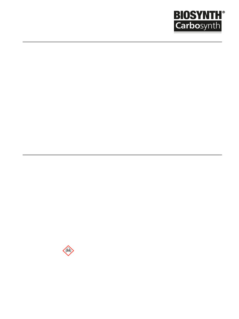 Vanadium(IV) Sulfate Safety Data Sheet | PDF | Dangerous Goods | Toxicity