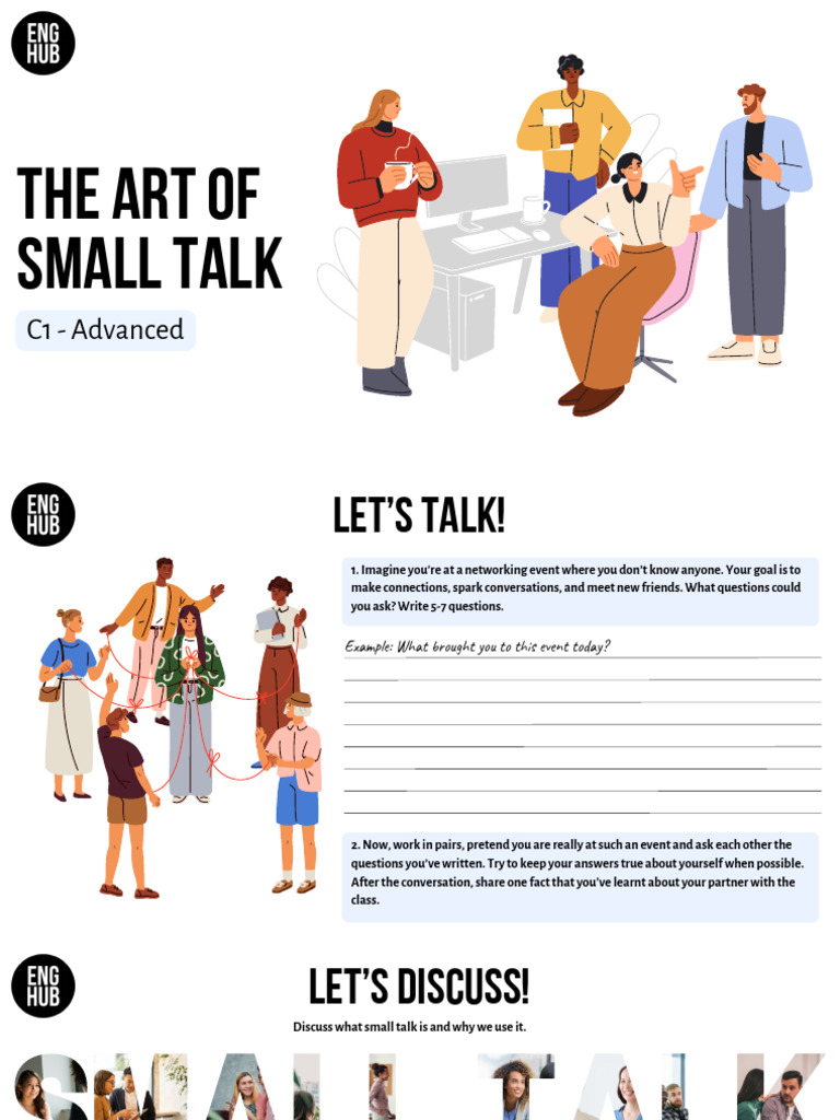 Advanced Small Talk Skills | PDF | Conversation