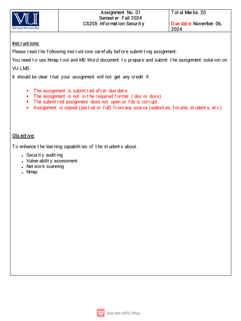 Fall 2024 - CS205 - 1 | PDF