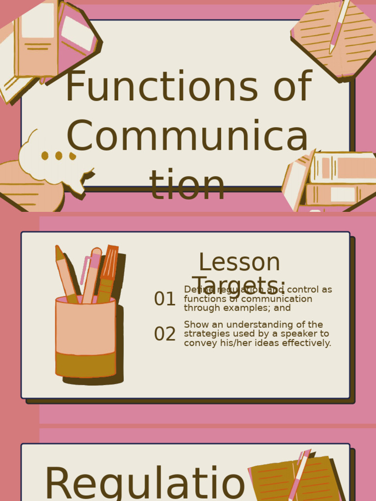 Communication Functions and Strategies | PDF | Communication ...