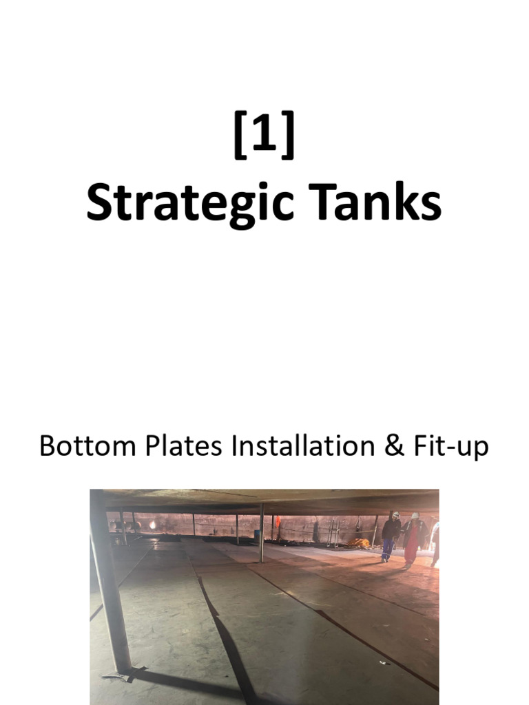 Tank Bottom Plates Installation Guide | PDF