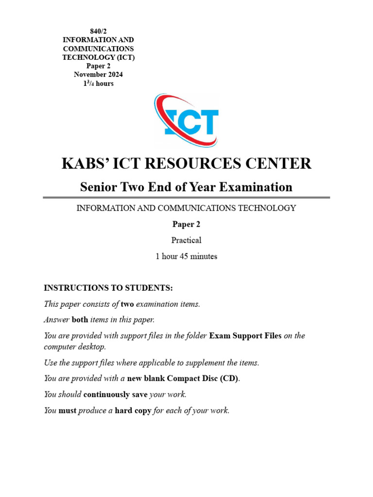 s2 Kabs Ict 2 Resource | PDF