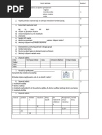 Test Priroda 5 Razred Slicna Pitanja | PDF
