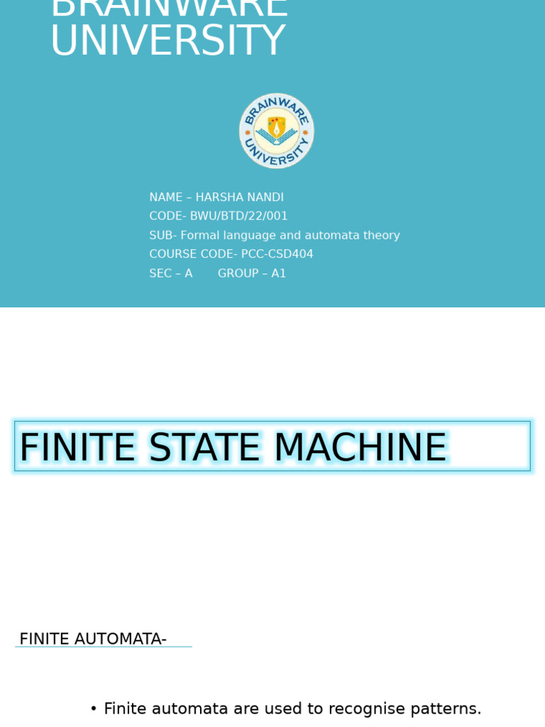 Automata Harsha Nandi 001(1) | PDF