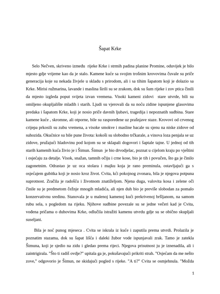 Šapat Krke | PDF