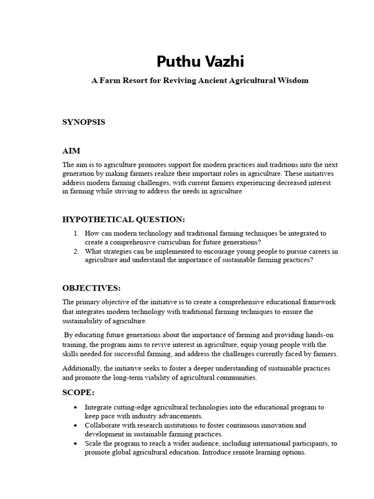 Farm Pdf Agriculture Sustainability