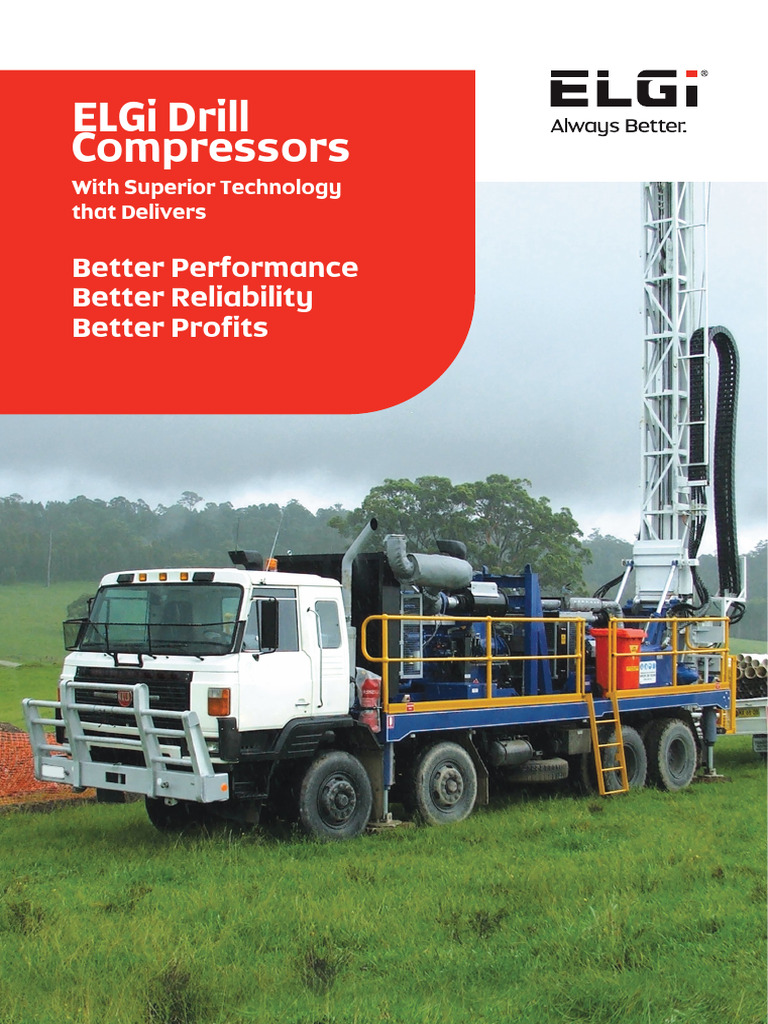 ELGi PG Series: Efficient Drill Compressors | PDF | Oil Well | Engines
