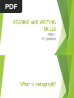 Paragraph vs Passage Explained | PDF | Sentence (Linguistics) | Paragraph