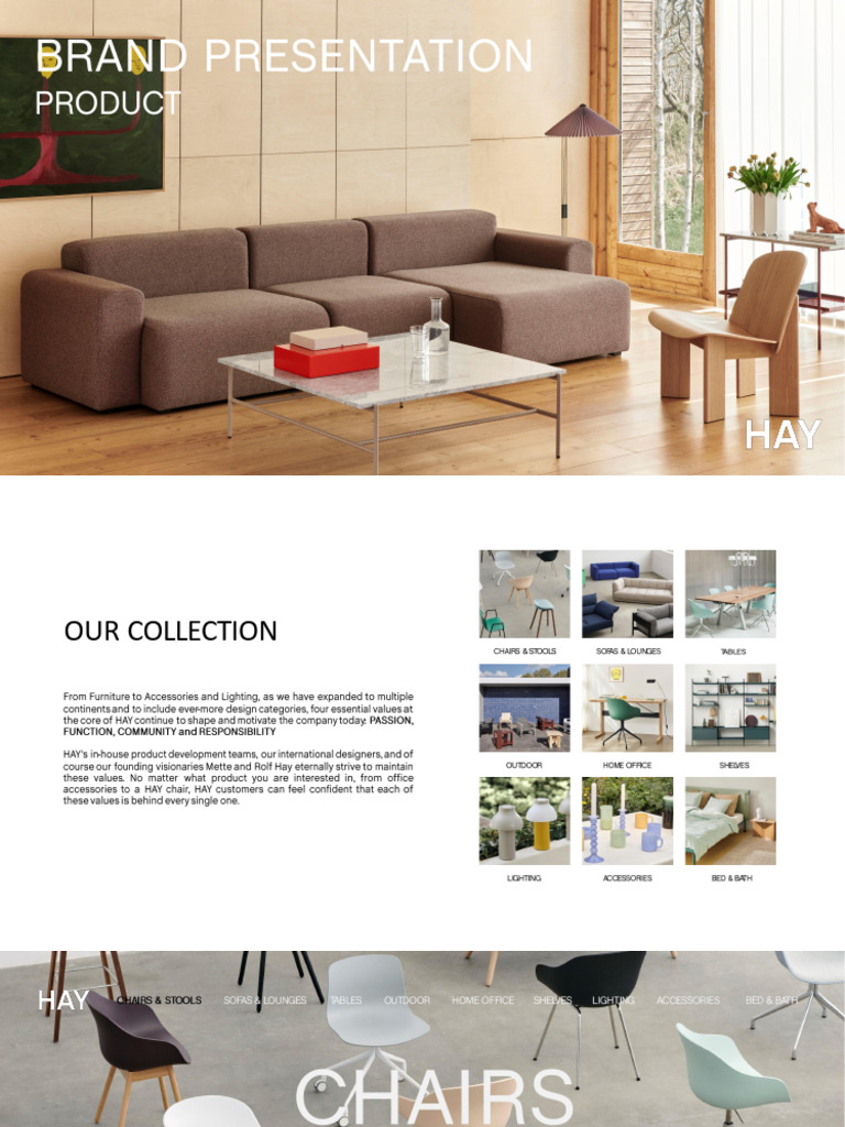 HAY Brand Presentation Product | PDF