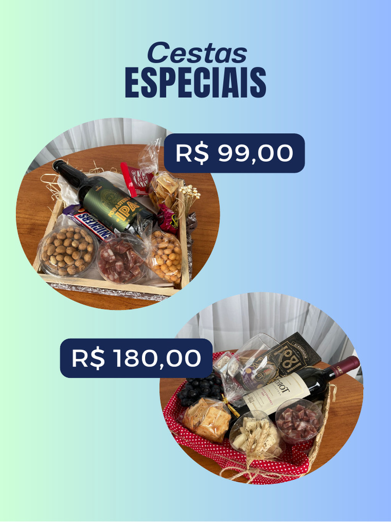 Catálogo de cestas de presente | PDF