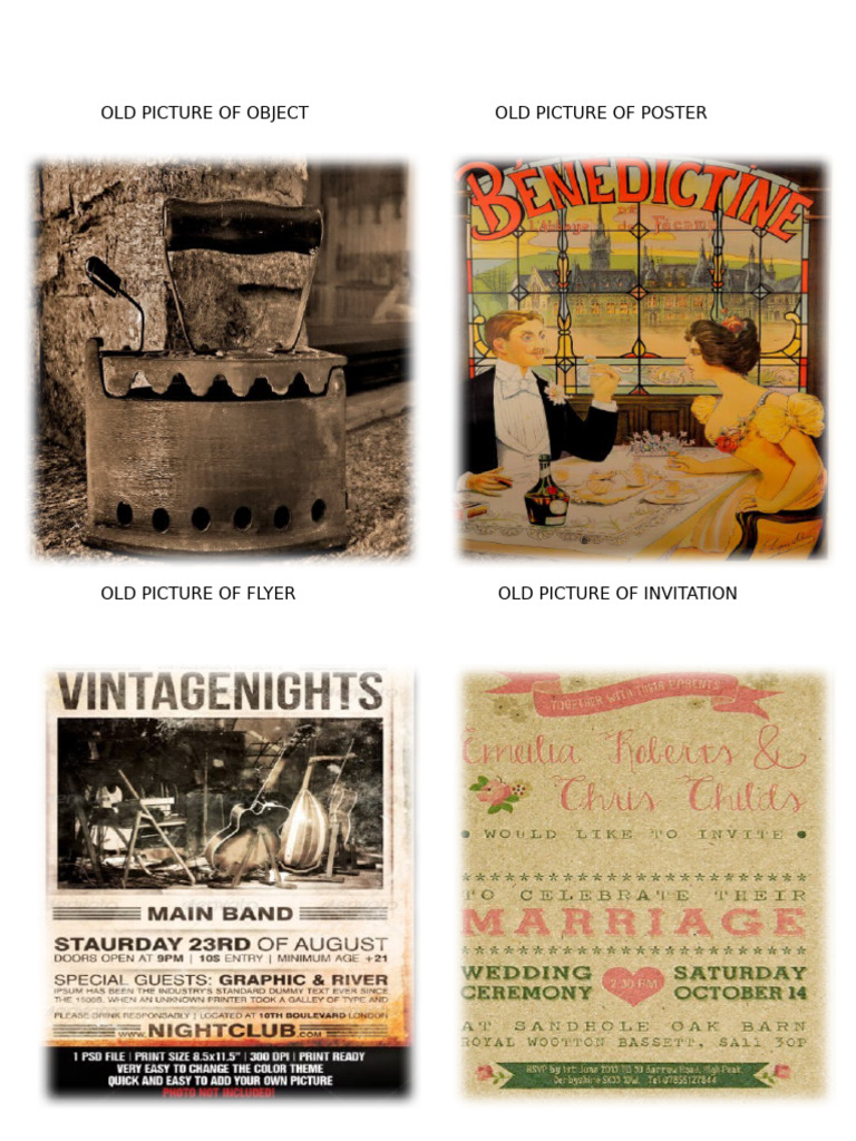 Old Picture of Object Old Picture of Poster | PDF