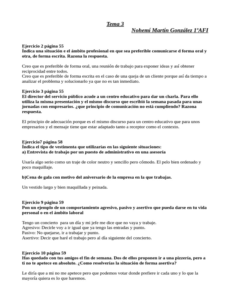 Ejercicio Tema 3 CAC | PDF