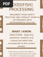 Sanitation Standard Operating Procedure (SSOP) | PDF | Hygiene | Sanitation