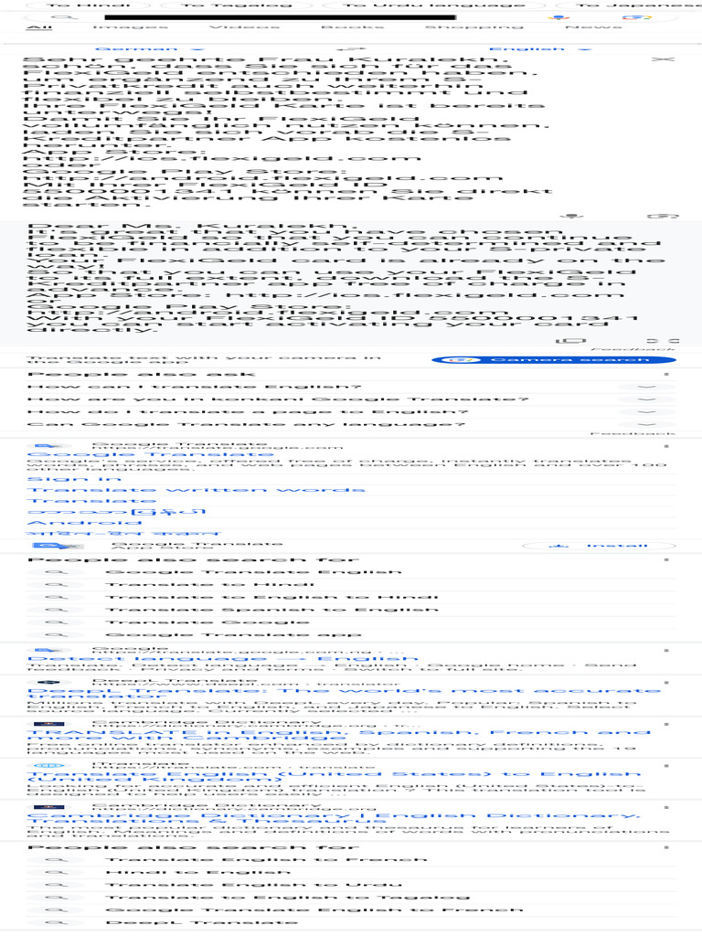 Google Translate: Instant Language Help | PDF | Dictionary | English ...