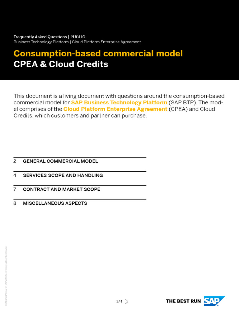 CPEA Model Overview and Benefits | PDF | Cloud Computing | Subscription ...