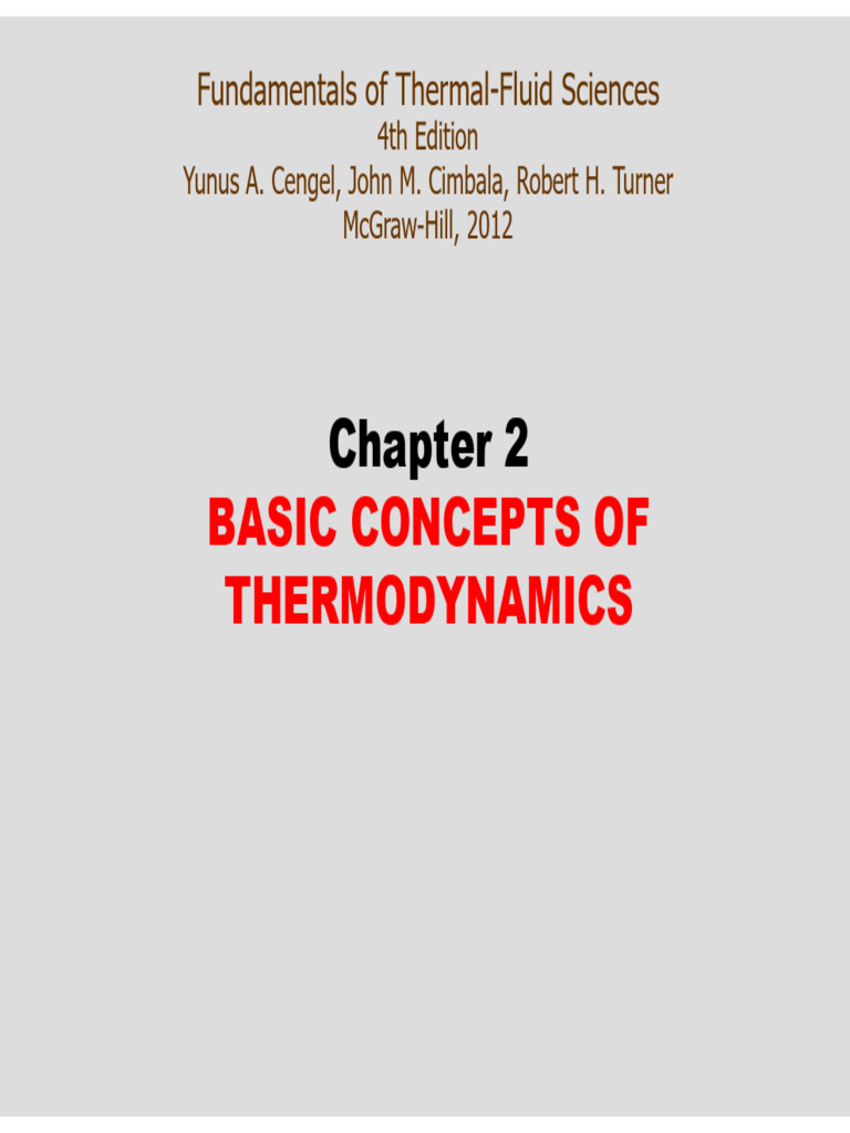 FTFS - 4e - Chap02 - Lecture-Topic 2 | PDF | Temperature | Pressure Measurement
