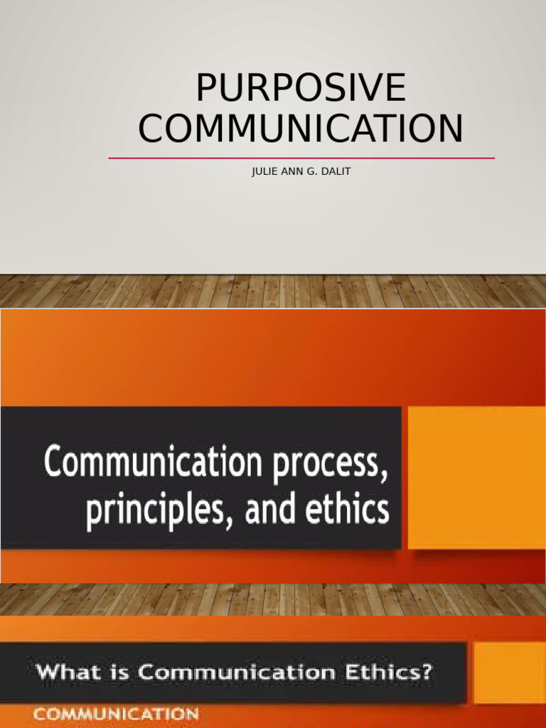Purposive Communication | PDF