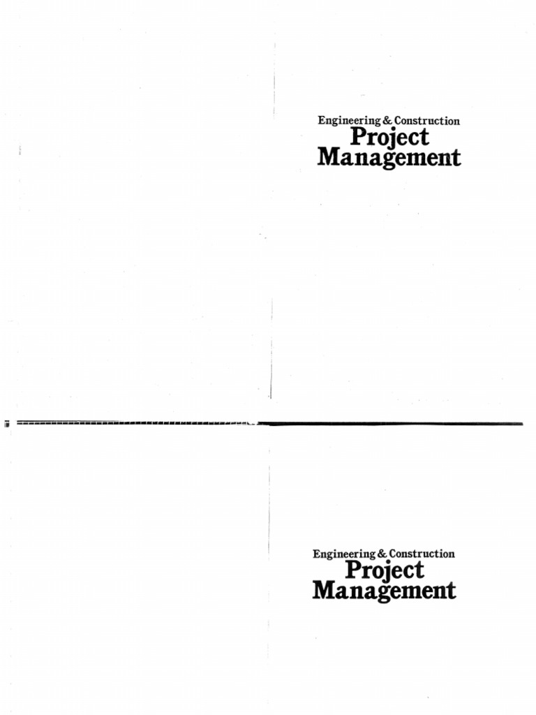 Engineering and Construction Project Management | PDF