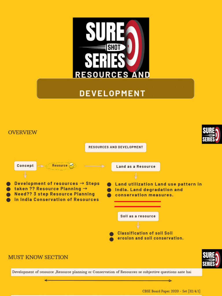 Resources and Development Sure Short PDF | PDF | Ecology | Physical ...