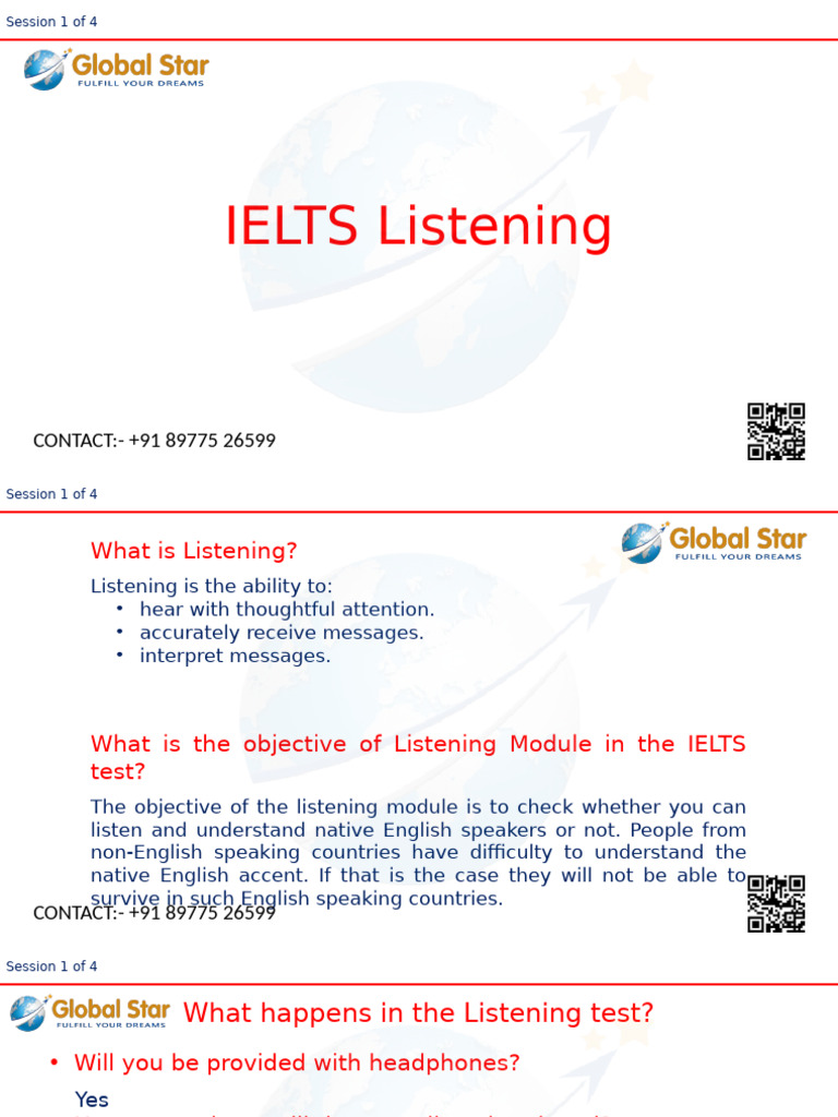 Ielts Listening Module - 2 | PDF | International English Language ...