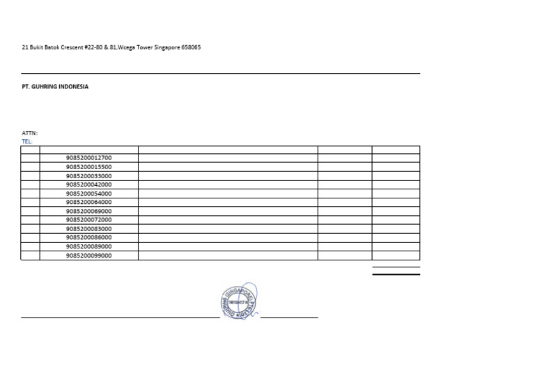 Guhring (Singapore) Pte LTD: 21 Bukit Batok Crescent #22-80 & 81, Wcega ...