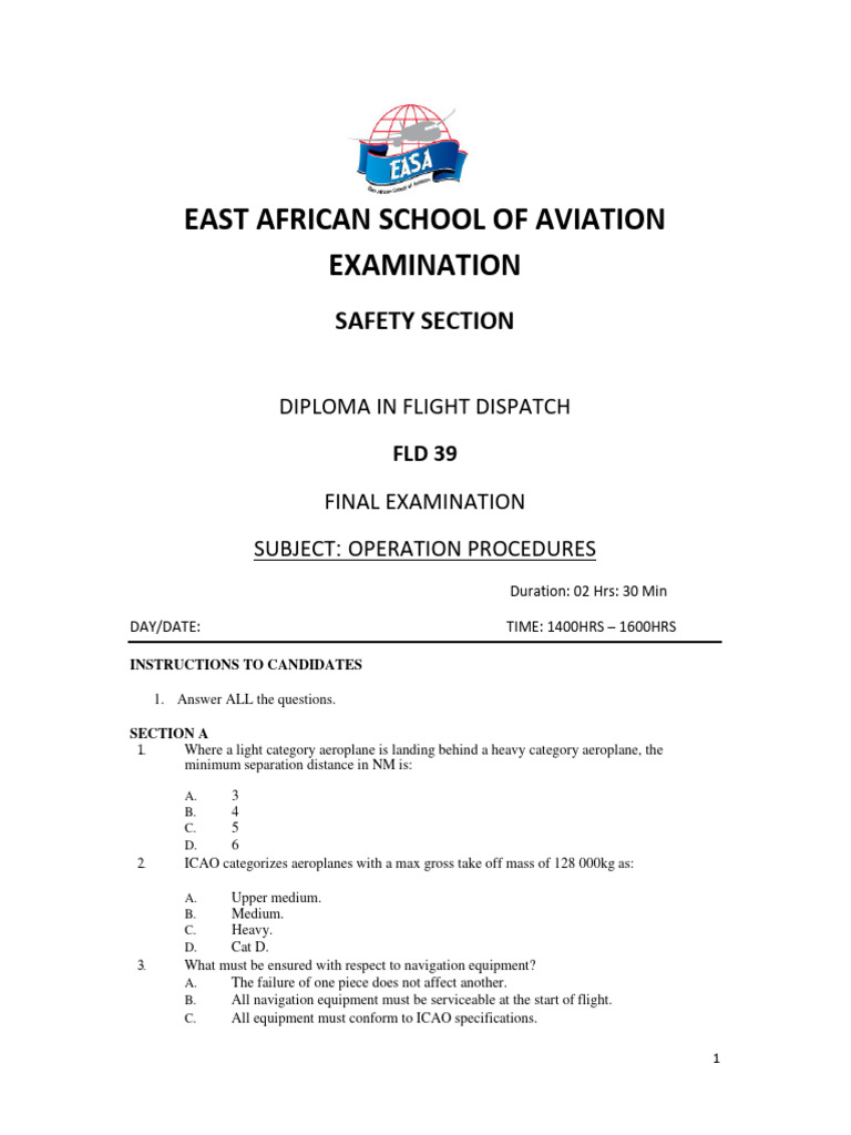 Flight Dispatch Exam Guide | PDF | Instrument Flight Rules | Airplane