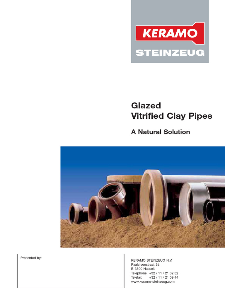 Glazed Vitrified Clay Pipes - A Natural Solution | PDF | Pipe (Fluid ...